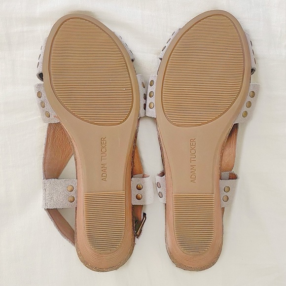 Adam Tucker | Shoes | Adam Tucker By Me Too Suede Wedge Sandals | Poshmark